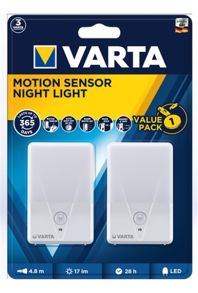 Varta Motıon Lıght Sensör 2 Li Varta Motıon Lıght Sensör 2 Li