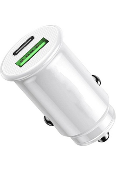 Hiqonic Type-C ve USB Girişli Araç Metal Çakmaklık Şarj Aleti Çift Girişli Araba Şarj Cihazı Soketi Hiqonic Type-C ve USB Girişli Araç Metal Çakmaklık Şarj Aleti Çift Girişli Araba Şarj Cihazı Soketi
