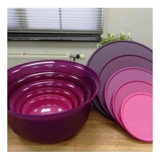 Tupperware Aloha Set 5'li Saklama ve Hamur Mayalama 12 x 7,5 Fiyatı