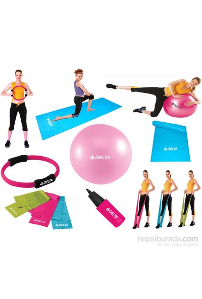 Delta Full-Kombinasyonlu Pilates Seti (55 cm) PC 35