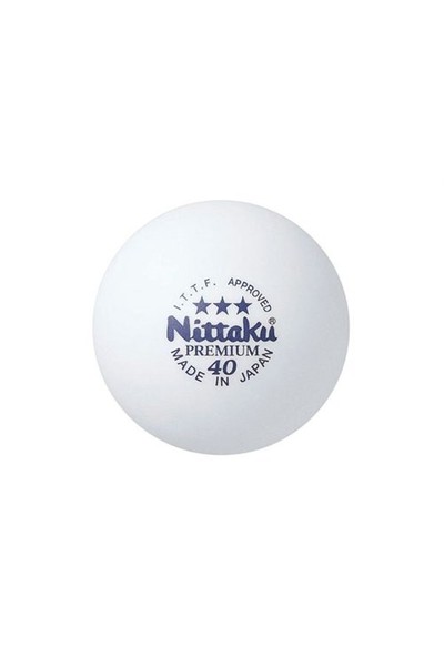 Nittaku Masa Tenisi Topları 3 Lü Beyaz