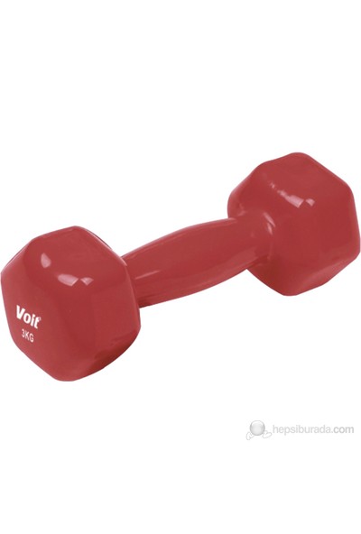 Voit Db-21 3kg Vinyl Dipping Dambıl Kırmızı
