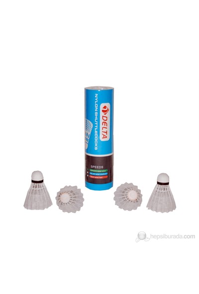 Delta 6 Adet Mantar Başlı Beyaz Badminton Topu (Özel Kutusunda) Delta 6 Adet Mantar Başlı Beyaz Badminton Topu (Özel Kutusunda)