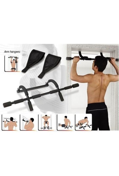 Delta Havada Asılı Kalma Aparatlı Kapı Barfiksi Şınav Mekik Aleti