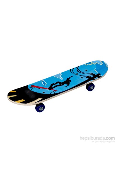 Bdrom Silikon Tekerli Çift Taraf Desenli Orta Boy Kaykay Skate Boy 1