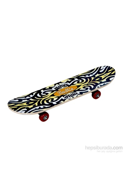 Bdrom Silikon Tekerli Çift Taraf Desenli Orta Boy Kaykay Badca