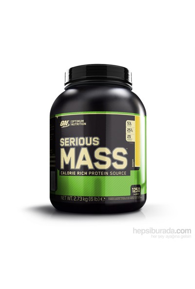 Optimum Nutrition Serious Mass Muz Aromalı 6 Lbs/2727 gr Optimum Nutrition Serious Mass Muz Aromalı 6 Lbs/2727 gr