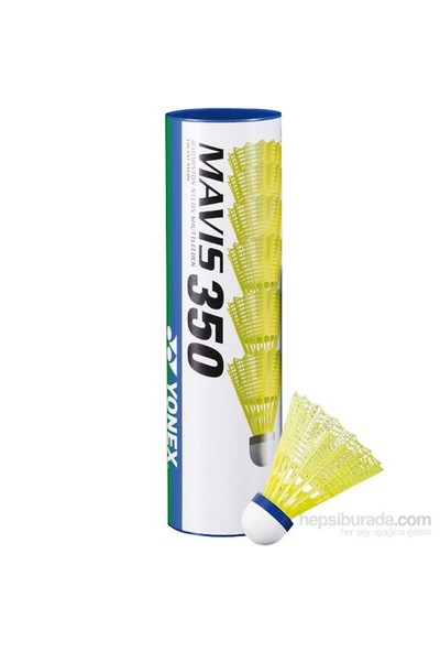 Yonex Mavis 350 6 Lı Badminton Topu Sarı