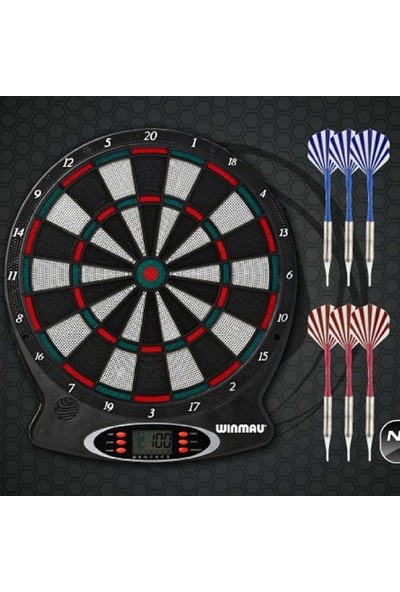 Winmau Ton Machine Elektronik Dart Seti Winmau Ton Machine Elektronik Dart Seti