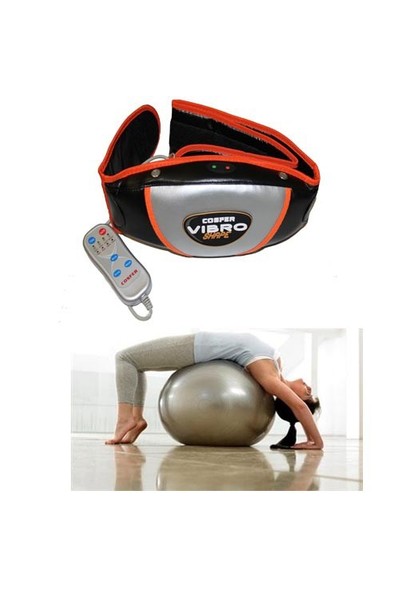 Cosfer Vibro Shape + 65 cm Pilates Topu ve Pompa Seti Cosfer Vibro Shape + 65 cm Pilates Topu ve Pompa Seti