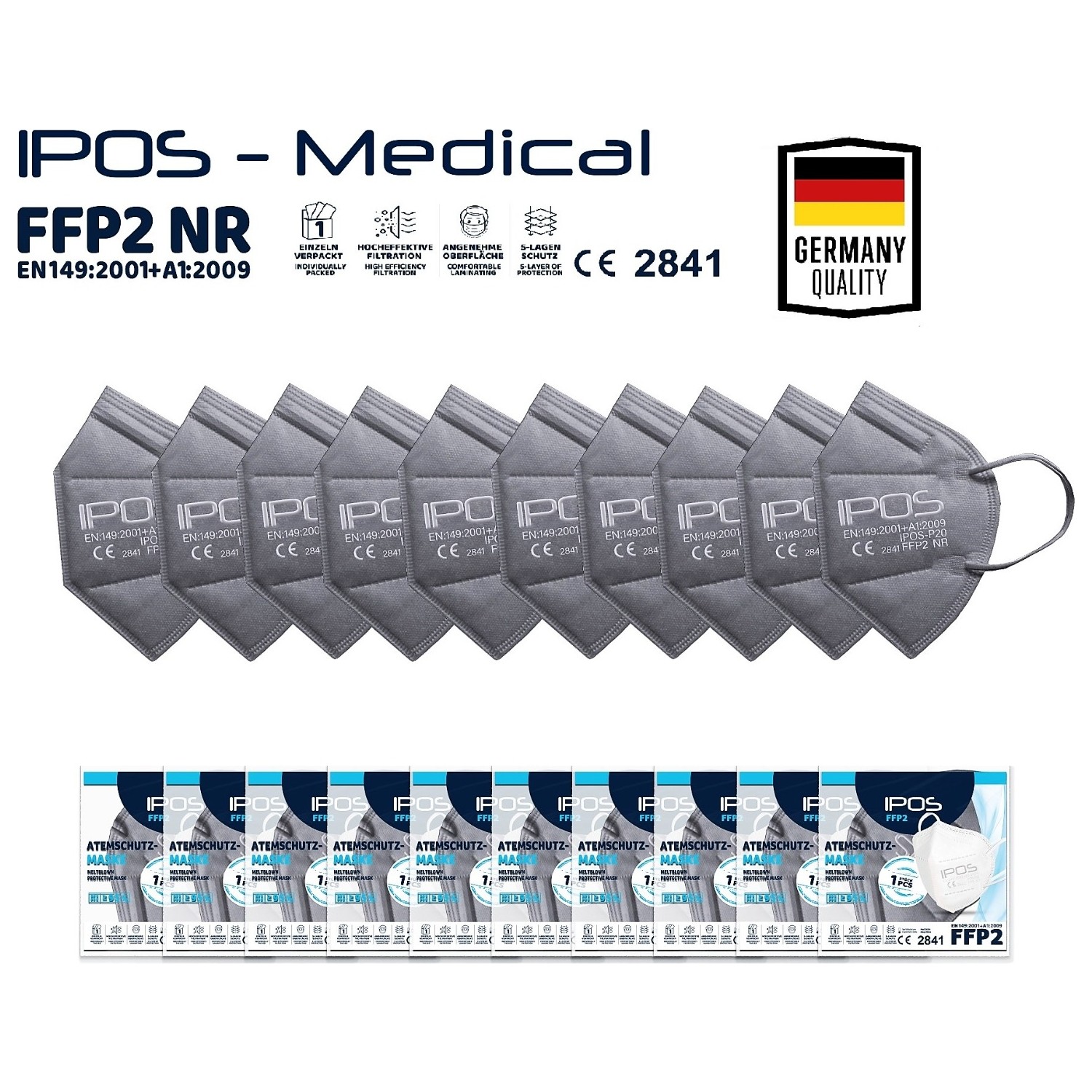 Ipos Ffp2 N95 Extra Small Beyaz Maske Beyaz Fiyatı