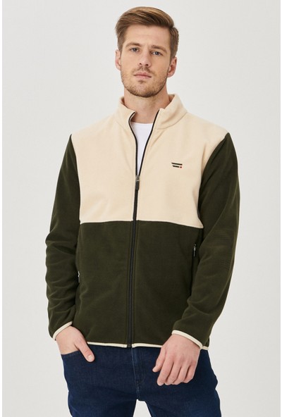 AC&Co / Altınyıldız Classics Slim Fit Günlük Rahat Çift Renkli Polar Spor Sweatshirt