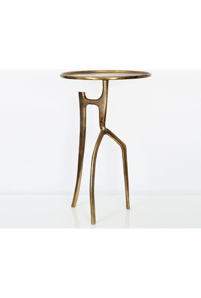 Vitale Antik Sehpa Pirinç 63X40 cm