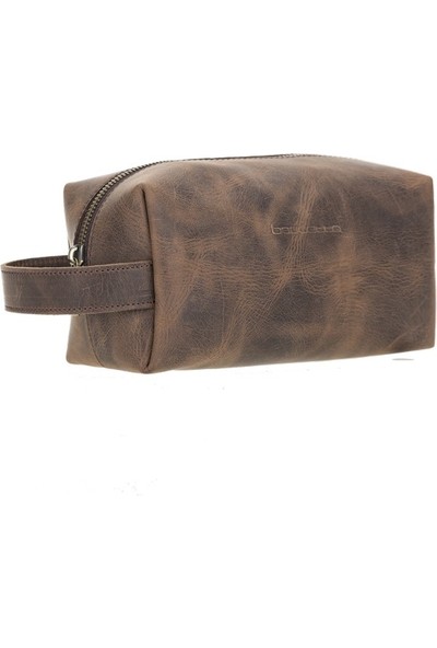 Bouletta Eve Deri Makyaj Bakım Çantası Medium G6 Kahverengi