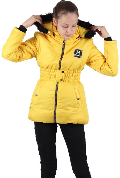 Minies Kız Çocuk Kapüşonlu Jesika Şişme Mont (5-12 Yaş)