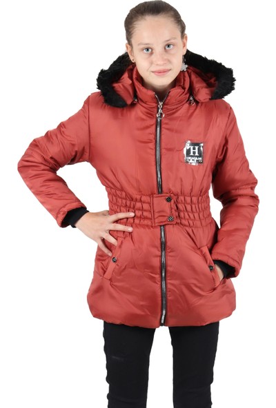 Minies Kız Çocuk Kapüşonlu Jesika Şişme Mont (5-12 Yaş)
