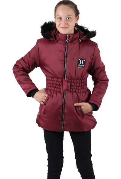 Minies Kız Çocuk Kapüşonlu Jesika Şişme Mont (5-12 Yaş)