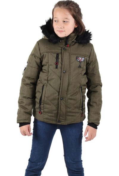 Minies Erkek Çocuk Kapüşonlu Nirvana Tintin Şişme Mont (3-14 Yaş)