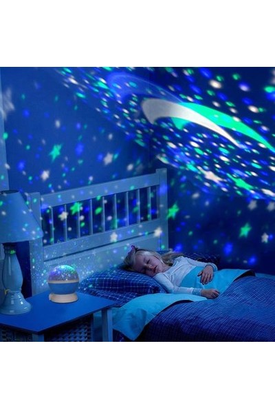 Taled Star Master Renkli Yıldızlı Gökyüzü Projeksiyon Gece Lambası Mavi Taled Star Master Renkli Yıldızlı Gökyüzü Projeksiyon Gece Lambası Mavi