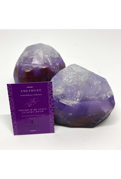 Natuur Collection 1881 Ametist No.2 (Elmas Kesim) Incir & Yağmur Ormanı Kokulu El Yapımı Sabun (1 Adet)
