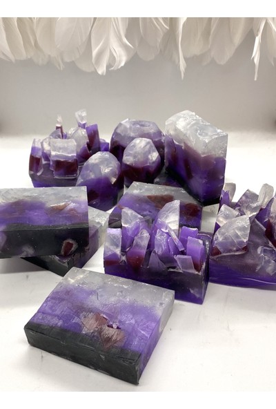 Natuur Collection 1881 Ametist No.1 (Dikdörtgen Kesim) 6'lı Incir & Yağmur Ormanı Kokulu Sabun