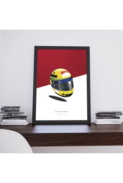 Kaynock Ayrton Senna Helmet Poster Tablo, Formula 1, Dijital Tasarım Tablo Kaynock Ayrton Senna Helmet Poster Tablo, Formula 1, Dijital Tasarım Tablo