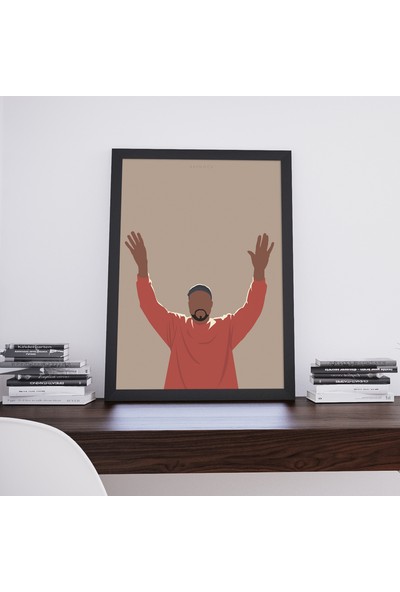 Kaynock Kanye West Poster Tablo, Dijital Tasarım Tablo Kaynock Kanye West Poster Tablo, Dijital Tasarım Tablo