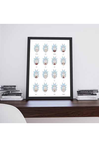 Kaynock Rick And Morty Poster Tablo, Rick Sanchez, Dijital Tasarım Tablo Kaynock Rick And Morty Poster Tablo, Rick Sanchez, Dijital Tasarım Tablo