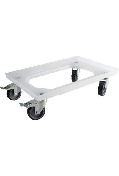 Alpinplast Taşıma Arabası Şeffaf 2 Tekeri Frenli