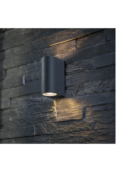 Garra Çift Yönlü Dekoratif Duvar Aplik - Antrasit