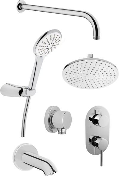 Artema Minimax S A49273 Ankastre Duş Seti, Krom Artema Minimax S A49273 Ankastre Duş Seti, Krom