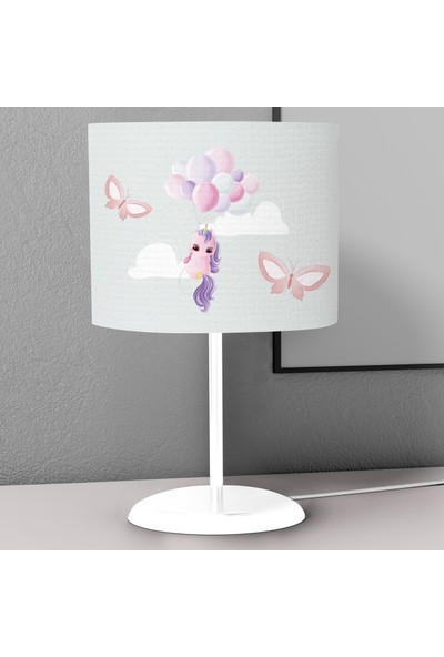 İnstababyrooms Su Yeşili Unicorn Kelebek Desenli Çocuk Odası Dijital Baskılı Çocuk Odası Masaüstü Abajur Avize İnstababyrooms Su Yeşili Unicorn Kelebek Desenli Çocuk Odası Dijital Baskılı Çocuk Odası Masaüstü Abajur Avize