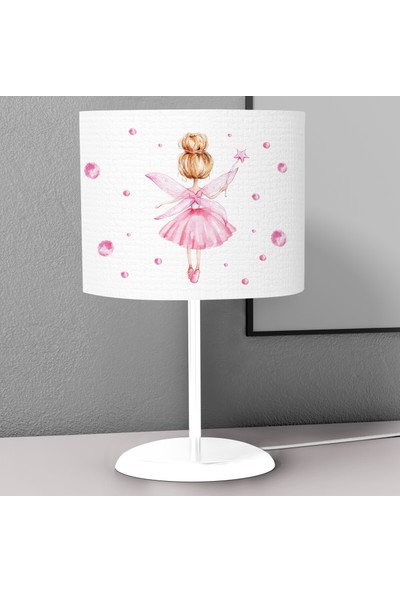İnstababyrooms Beyaz Pembe Balerin Peri Desenli Çocuk Odası Dijital Baskılı Çocuk Odası Masaüstü Abajur Avize İnstababyrooms Beyaz Pembe Balerin Peri Desenli Çocuk Odası Dijital Baskılı Çocuk Odası Masaüstü Abajur Avize