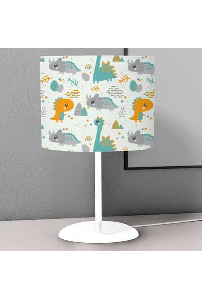 İnstababyrooms Küçük Dinazorlar Desenli Çocuk Odası Dijital Baskılı Çocuk Odası Masaüstü Abajur Avize İnstababyrooms Küçük Dinazorlar Desenli Çocuk Odası Dijital Baskılı Çocuk Odası Masaüstü Abajur Avize