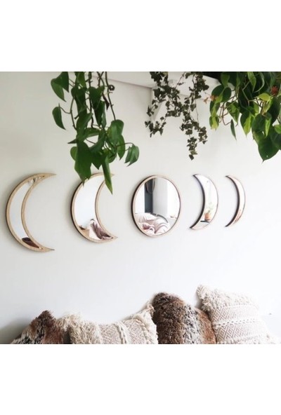 St Design Ay'ın Her Hali 25 cm Akçaağaç - Gümüş