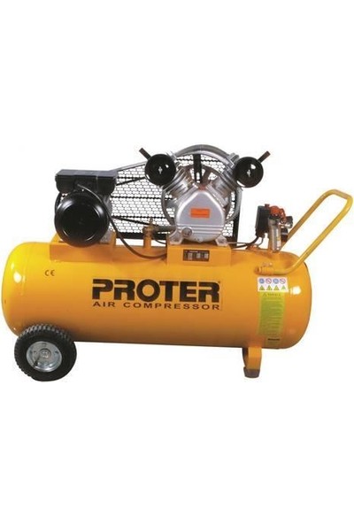 Proter 3 Hp 100 Lt Kompresör Çift Kafa Proter