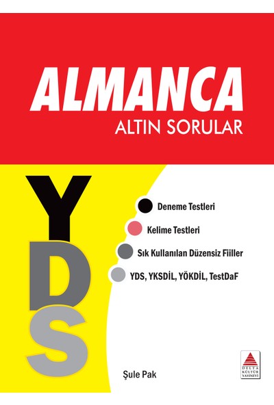 Delta Kültür Yayınevi Yds Almanca Altın Sorular
