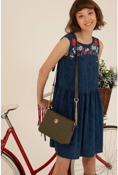 U.S. Polo Assn. Yeşil Postacı Çantası 50250511-VR027