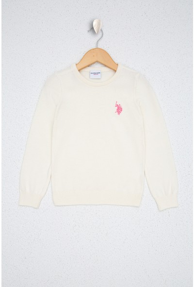 U.S. Polo Assn. Beyaz Triko Kazak 50237167-VR071 U.S. Polo Assn. Beyaz Triko Kazak 50237167-VR071