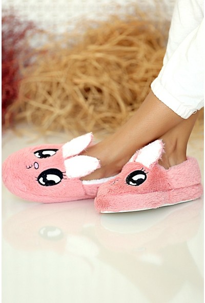 Gezer Tavşan Desenli Kadın Ev Panduf