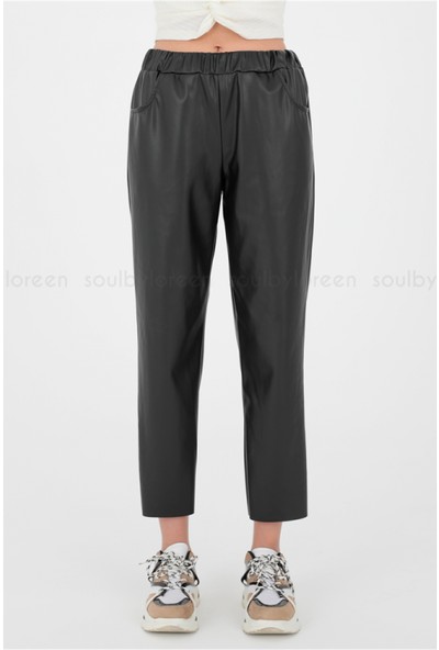 Soul By Loreen Soul 30799 Kadın Deri Pantolon