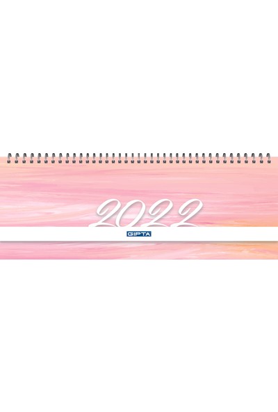 Gıpta 2022 12X33 Masa Takvimi 504-BTK Pembe