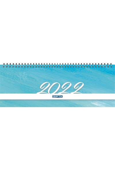 Gıpta 2022 12X33 Masa Takvimi 504-BTK Turkuaz