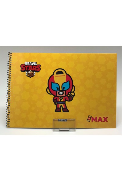 Gıpta Brawl Star Spiralli Resim Defteri 15 Yaprak 17 x 24 cm Sarı Gıpta Brawl Star Spiralli Resim Defteri 15 Yaprak 17 x 24 cm Sarı