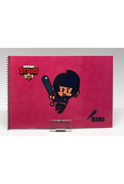 Gıpta Brawl Star Spiralli Resim Defteri 15 Yaprak 17 x 24 cm Pembe Gıpta Brawl Star Spiralli Resim Defteri 15 Yaprak 17 x 24 cm Pembe