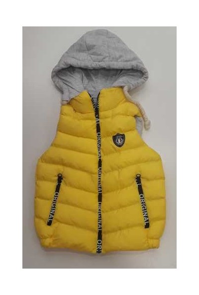 Garland Yazılı Erkek Cocuk Kapüşonlu Şişme Yelek