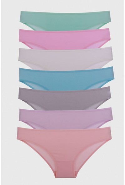 Nicoletta Somon Kadın Külot 7 Li Paket Likralı