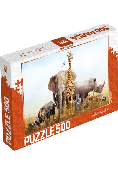 Snt Puzzle Snt 500 Parça Puzzle Wild World 500'LÜK Puzzle 500 Parça Yapboz Snt Puzzle Snt 500 Parça Puzzle Wild World 500'LÜK Puzzle 500 Parça Yapboz