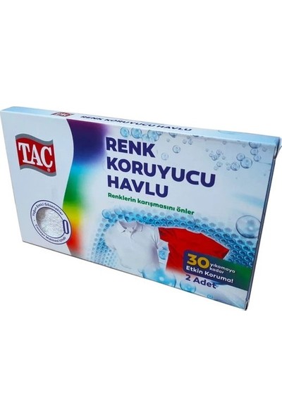Taç Renk Koruyucu Havlu / 2 'li Renk Koruyucu Yıkama Havlusu Taç Renk Koruyucu Havlu / 2 'li Renk Koruyucu Yıkama Havlusu