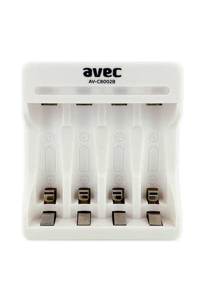 Avec AV-C8002B Aa/aaa Şarj Cihazı 4'lü Avec AV-C8002B Aa/aaa Şarj Cihazı 4'lü